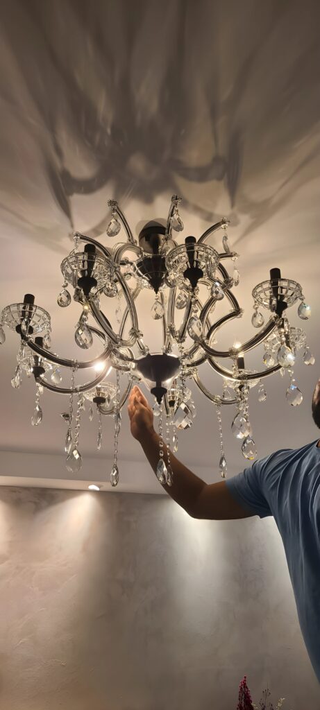 Crystal chandelier - Blink Lighting
